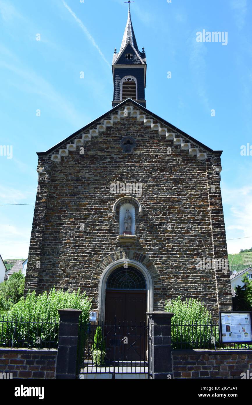 stone chapel, front view Stock Photo - Alamy