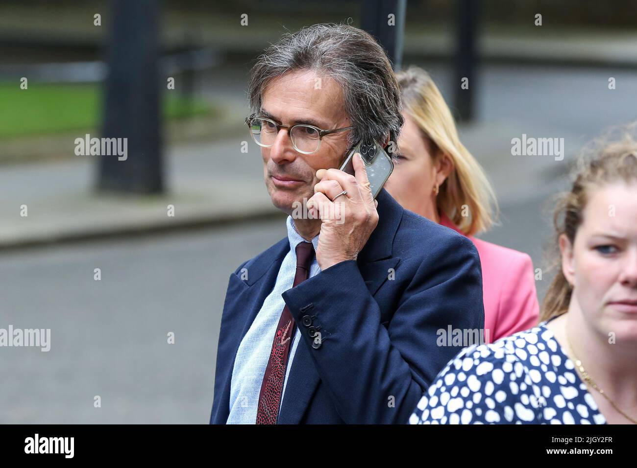 London, UK. 7th July, 2022. ITV News political editor Robert Peston ...