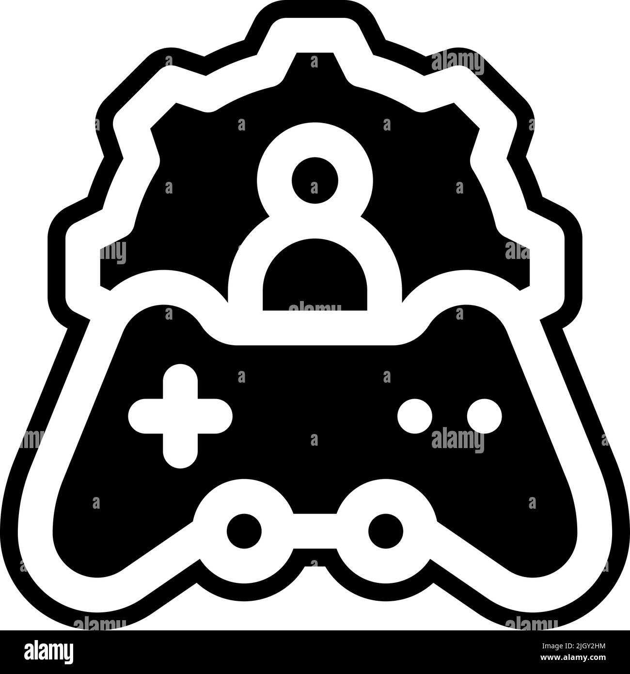 Online game admin icon Stock Vector Image & Art - Alamy