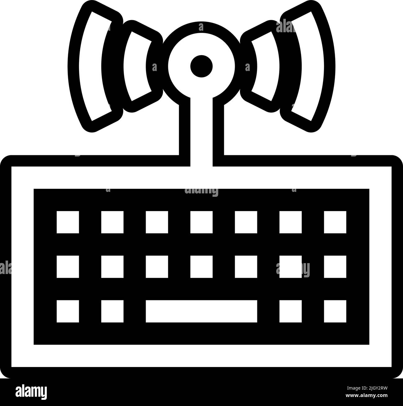 Online game keyboard icon Stock Vector Image & Art - Alamy