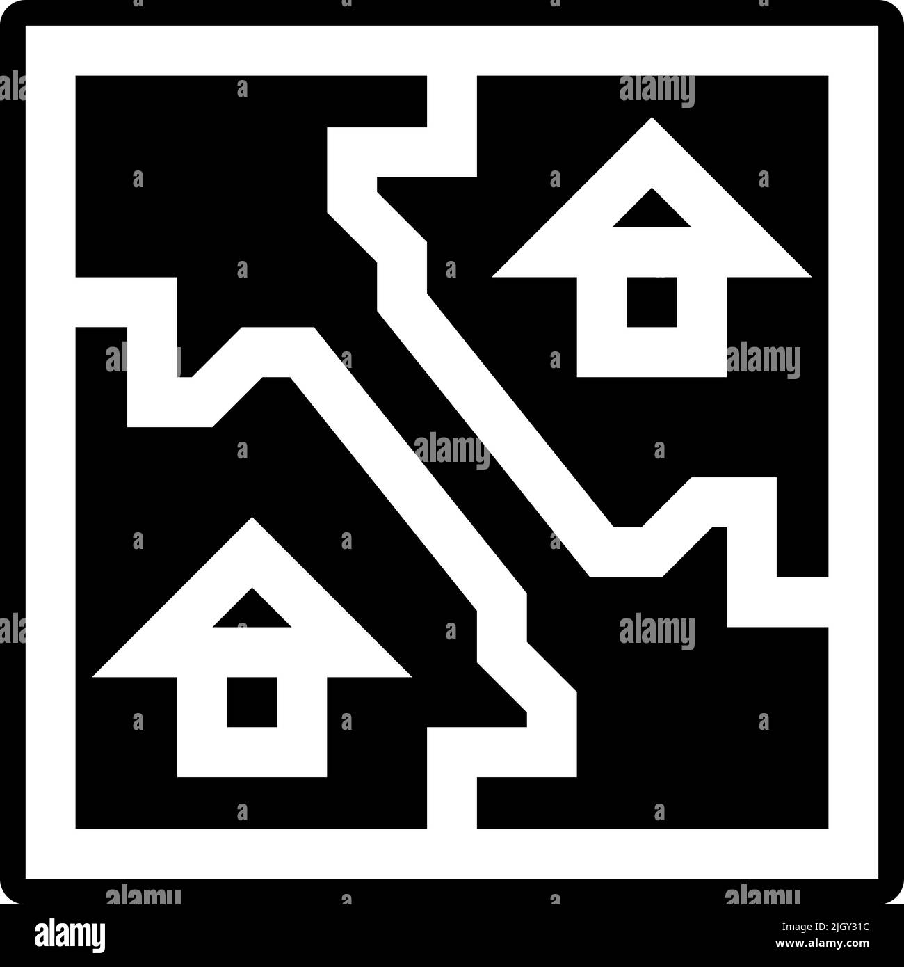 Online game map icon Stock Vector Image & Art - Alamy