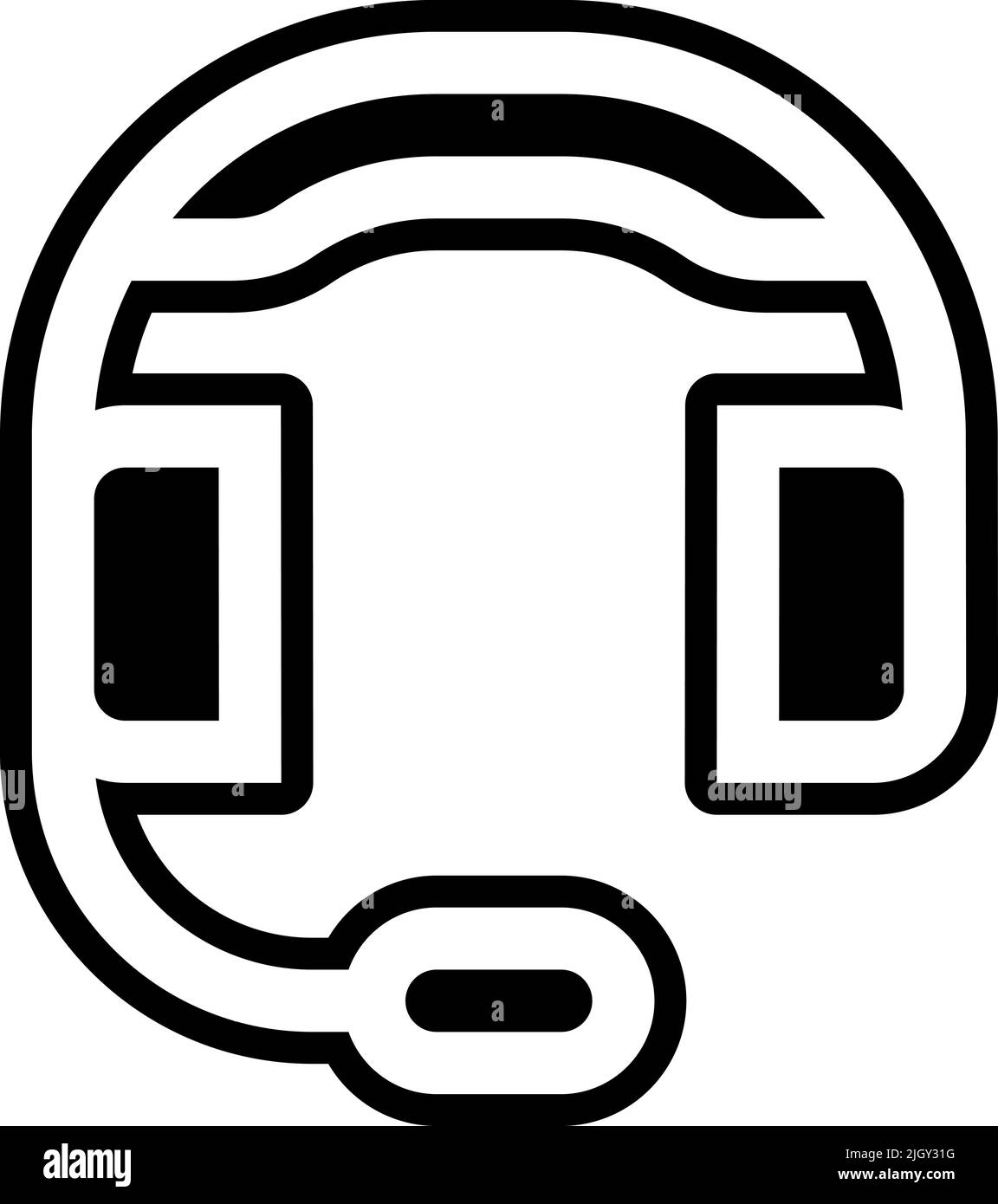 Online game headphones icon Stock Vector Image & Art - Alamy