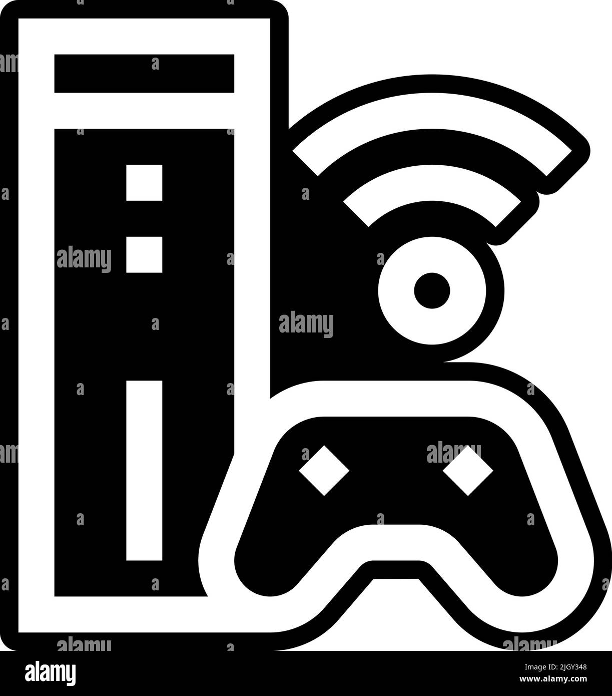 Online game console icon Stock Vector Image & Art - Alamy