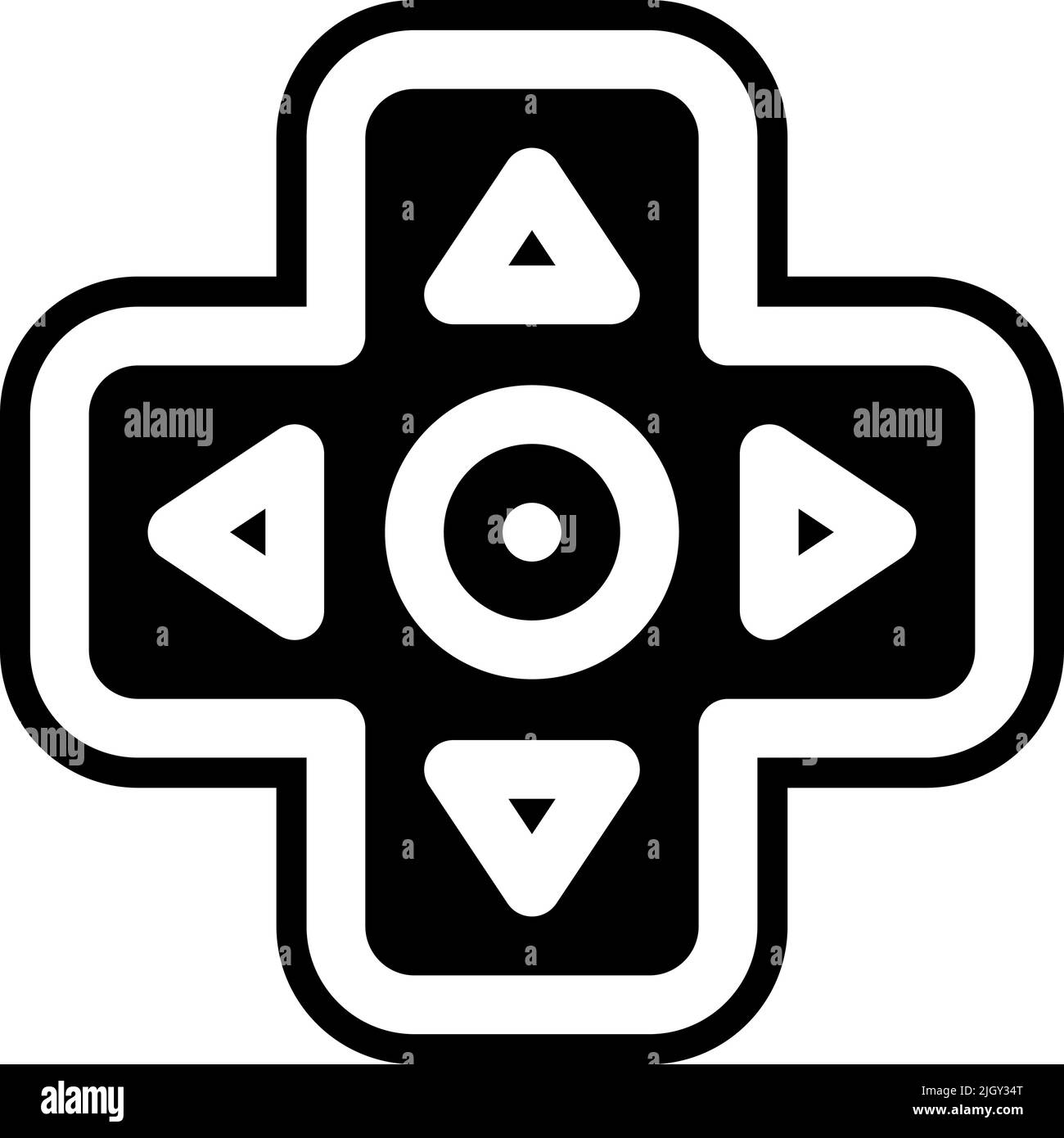 Online game arrow icon Stock Vector Image & Art - Alamy