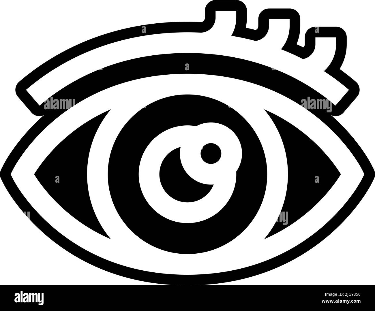 Optometrist eye icon Stock Vector Image & Art - Alamy