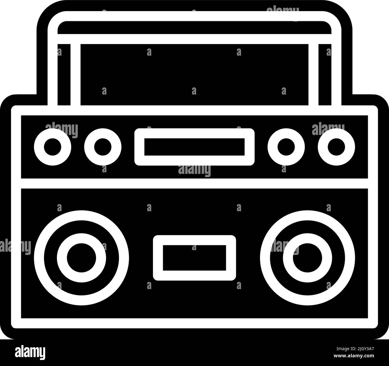 Boombox icon Stock Vector Images - Alamy