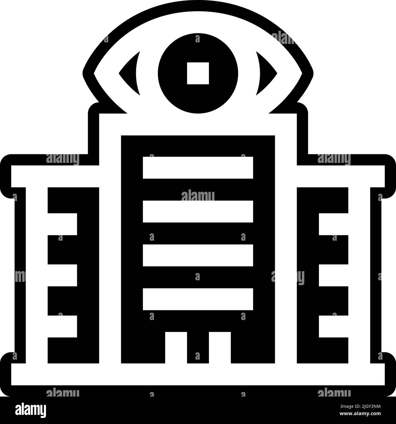 Optometrist eye clinic icon Stock Vector Image & Art - Alamy