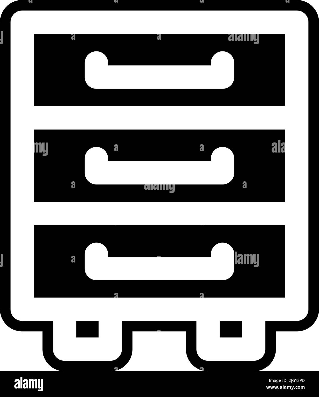 Office drawer icon Stock Vector Image & Art - Alamy