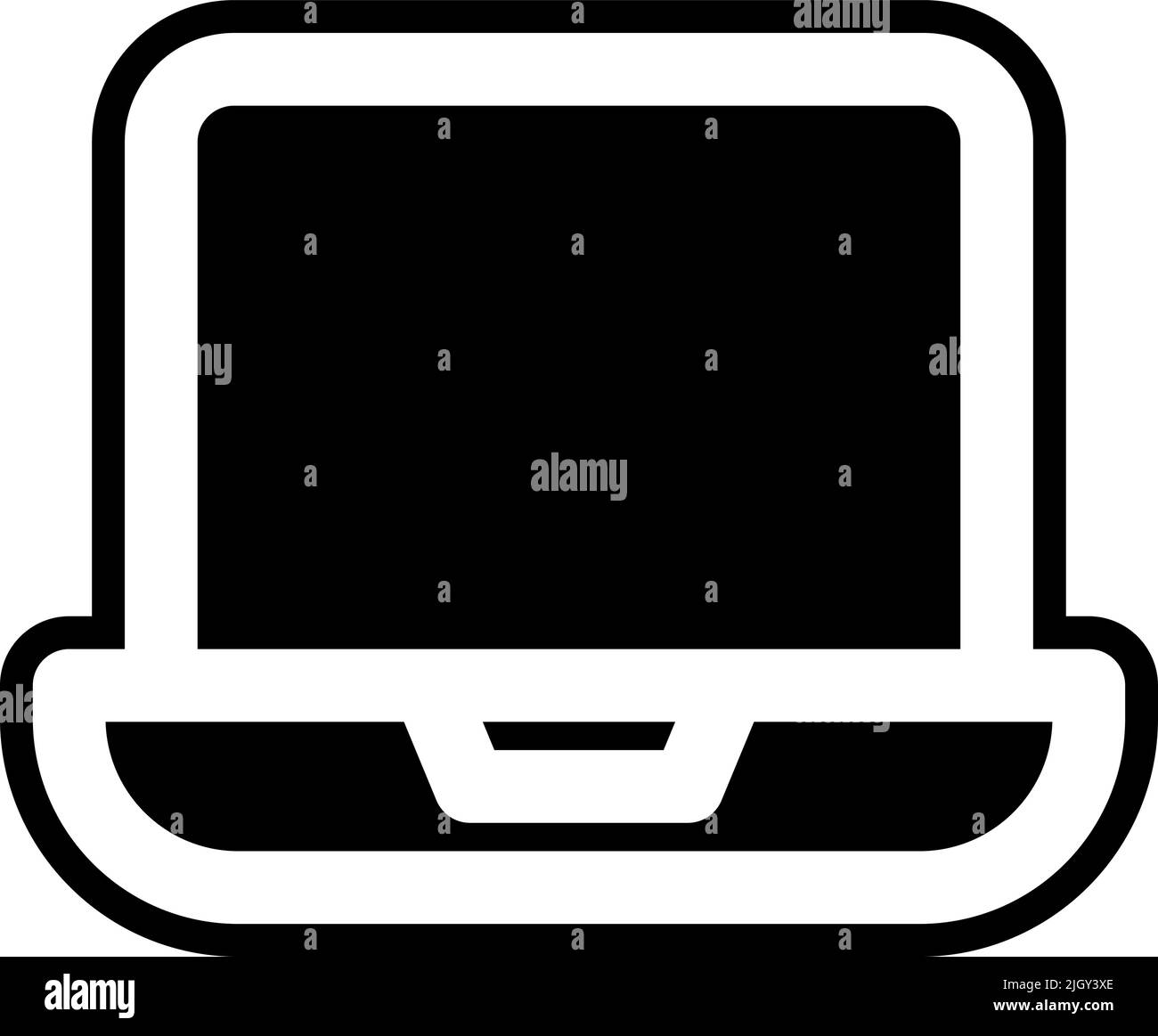 Office laptop icon Stock Vector Image & Art - Alamy