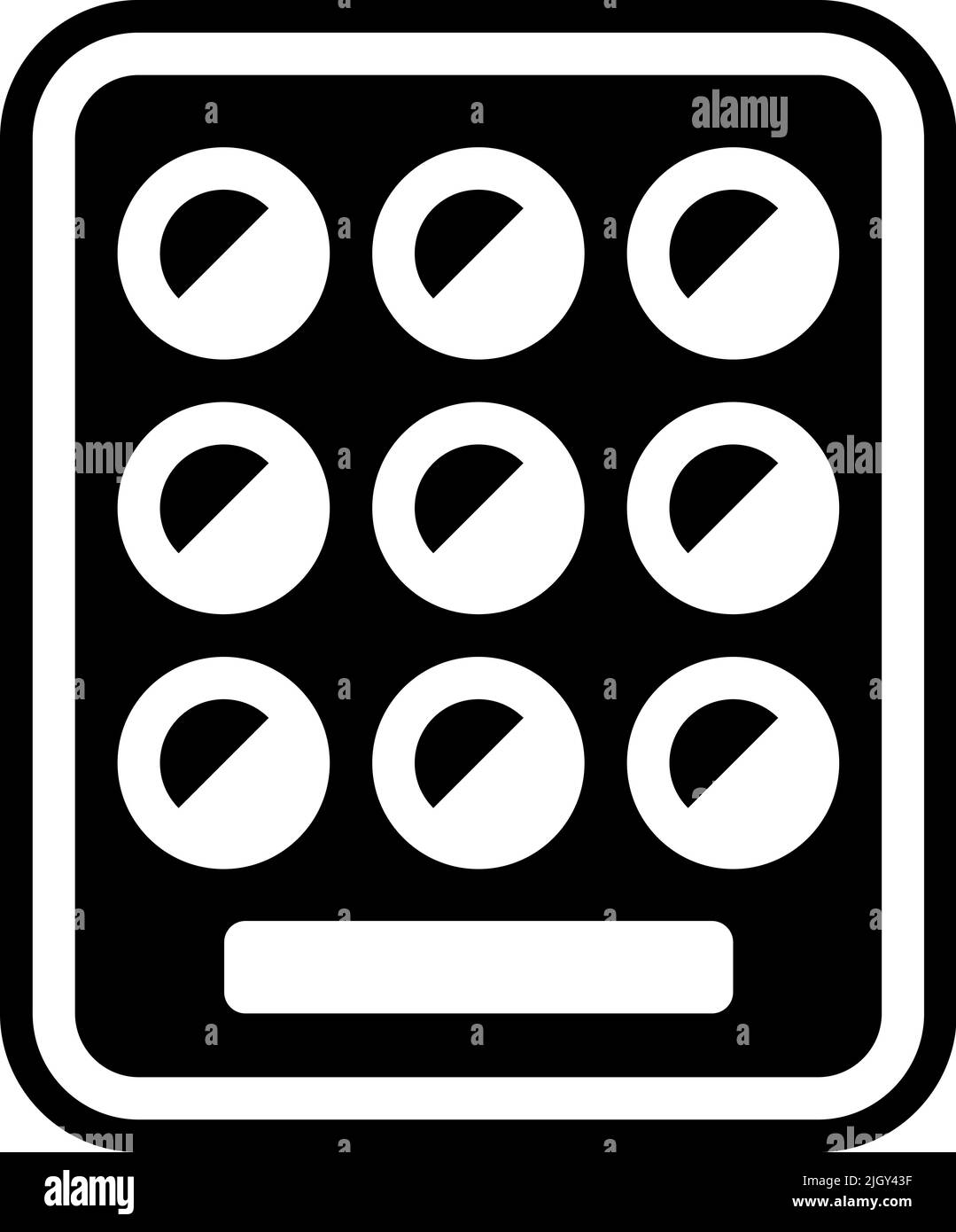Pill blister icon simple Stock Vector Images - Alamy