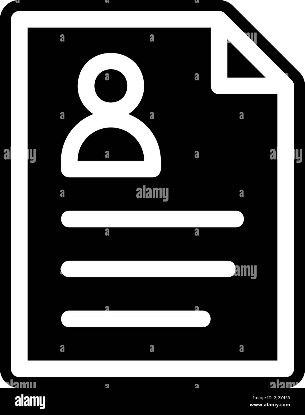 Office curriculum vitae icon Stock Vector Image & Art - Alamy