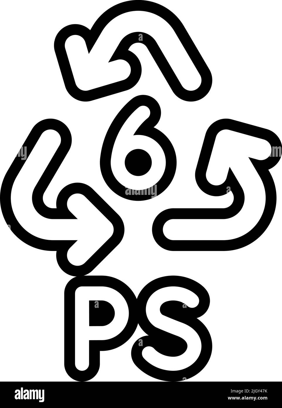 Plastic recycling code pet Stock Vector Images - Alamy