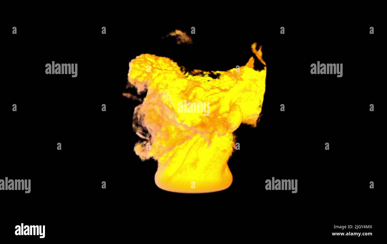 Fire tornado. Computer generated 3d render Stock Photo - Alamy