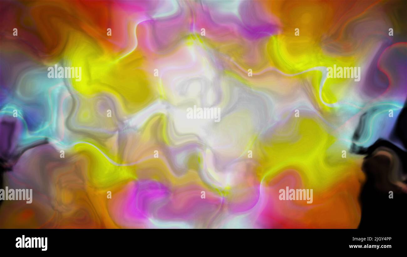 Waving abstract. Computer generated 3d render Stock Photo - Alamy