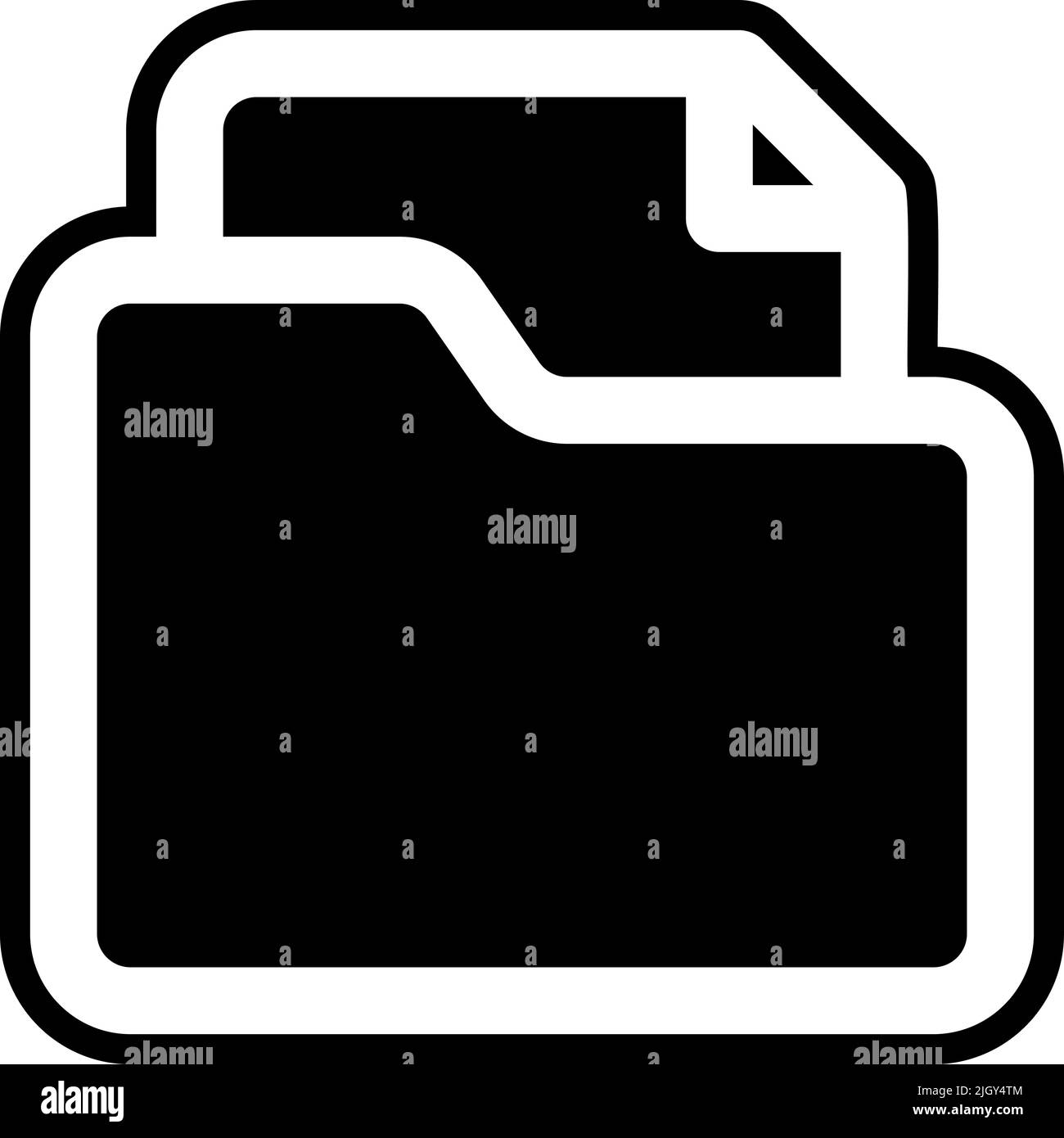 Office folder icon Stock Vector Image & Art - Alamy