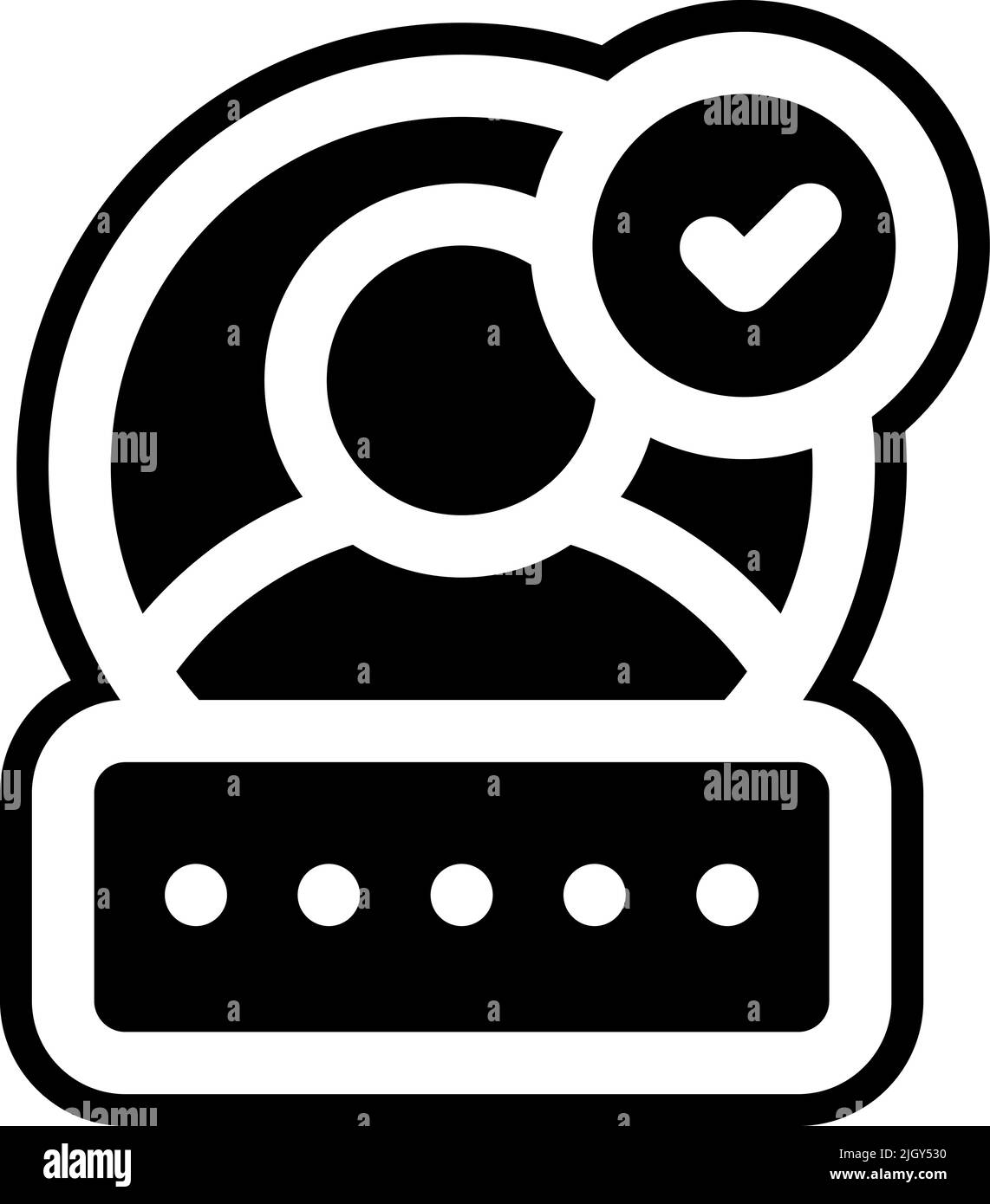 Protection and security log in icon Stock Vector Image & Art - Alamy