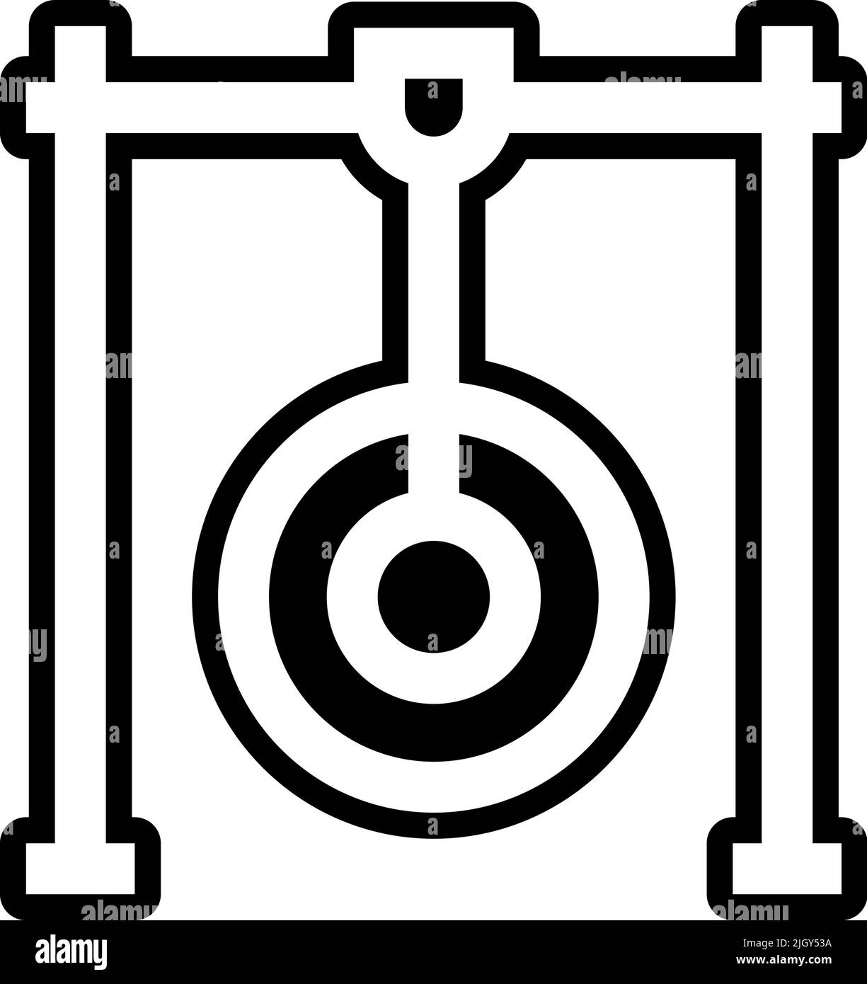 Children on rope swing Stock Vector Images - Alamy