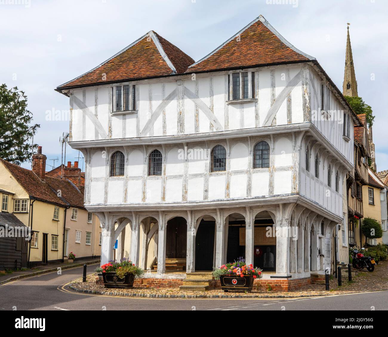 Essex, UK - September 6th 2021: A view of the historic Thaxted ...