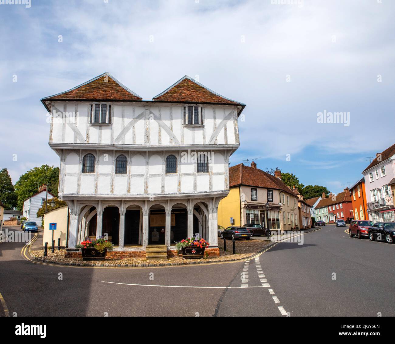 Essex, UK - September 6th 2021: A view of the historic Thaxted ...