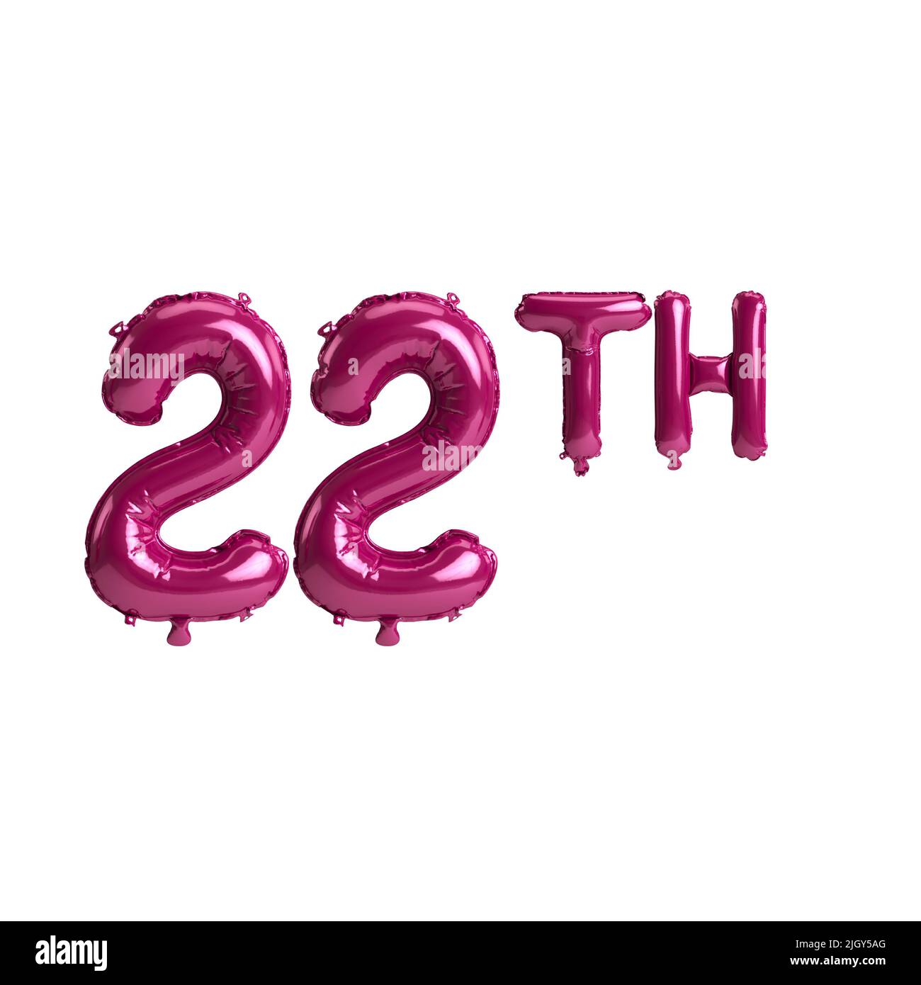 Number 22 Pink