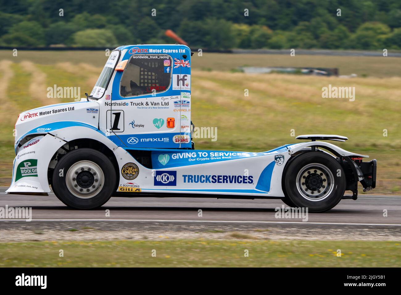 British Truck Racing Championship Thruxton July 2022 Stock Photo - Alamy