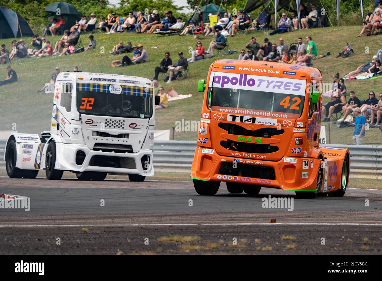 British Truck Racing Championship Thruxton July 2022 Stock Photo - Alamy