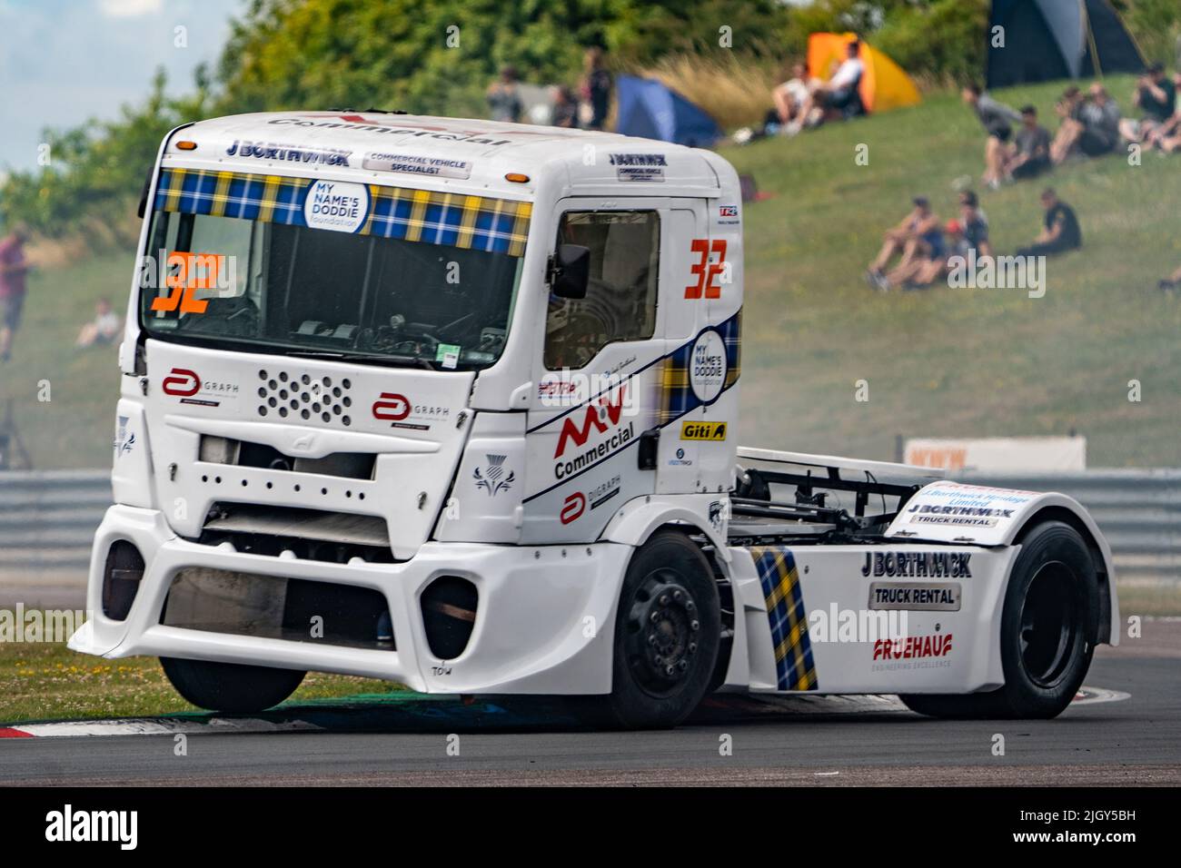 British Truck Racing Championship Thruxton July 2022 Stock Photo - Alamy