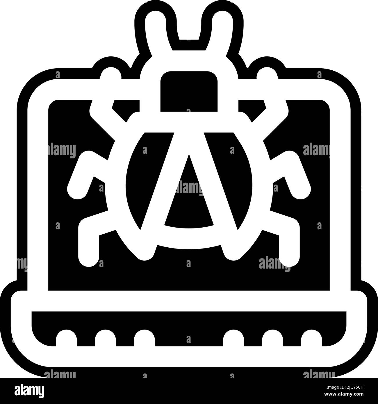 Protection and security virus icon Stock Vector Image & Art - Alamy