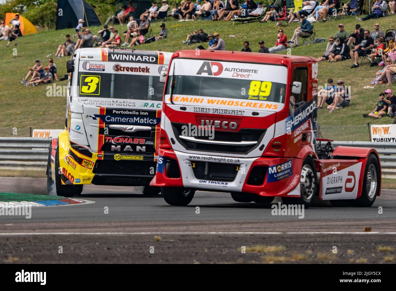 British Truck Racing Championship Thruxton July 2022 Stock Photo - Alamy