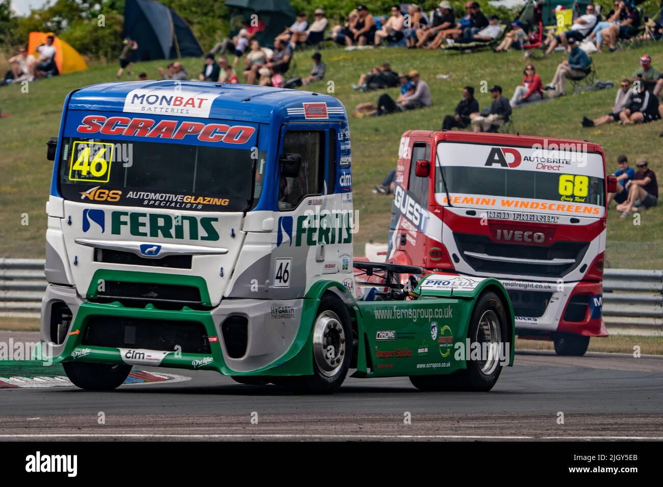 British Truck Racing Championship Thruxton July 2022 Stock Photo - Alamy