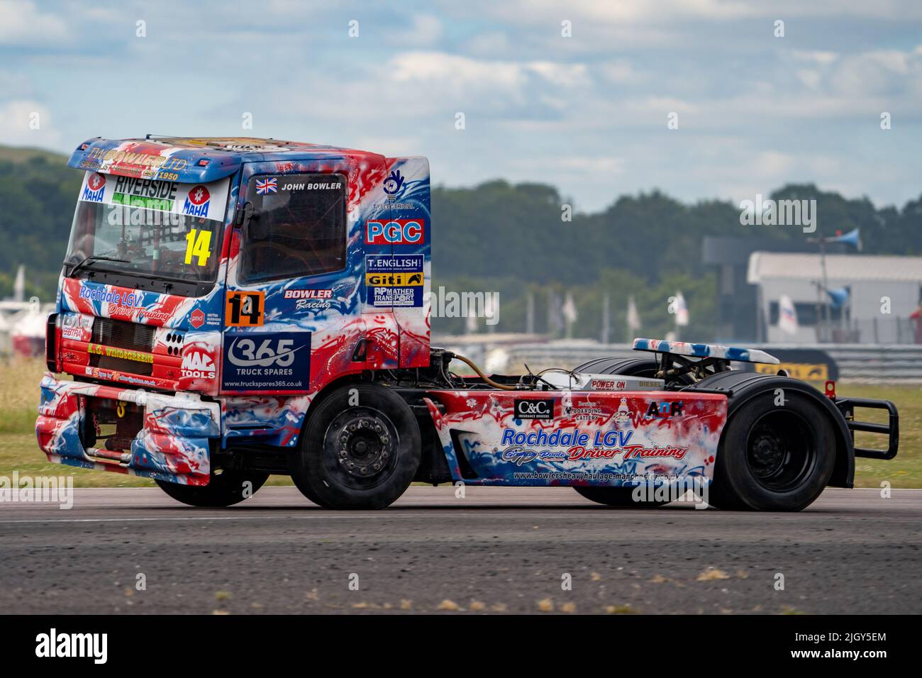 British Truck Racing Championship Thruxton July 2022 Stock Photo - Alamy