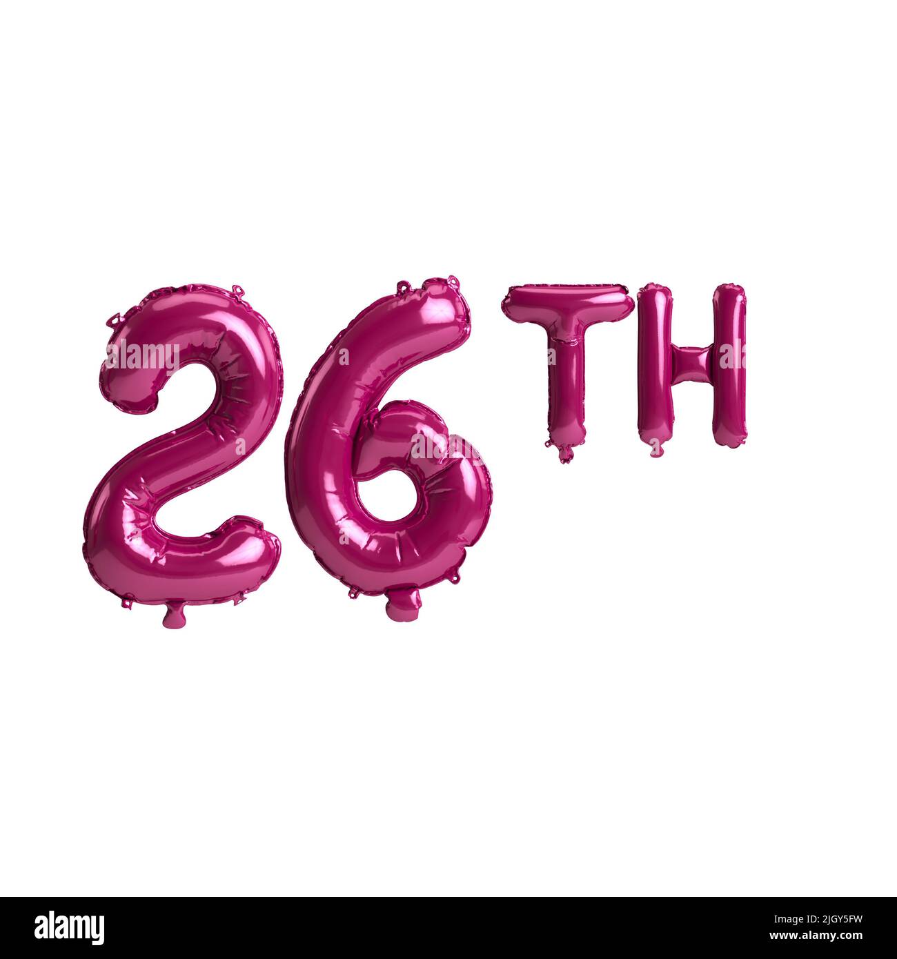 Number 26 Pink