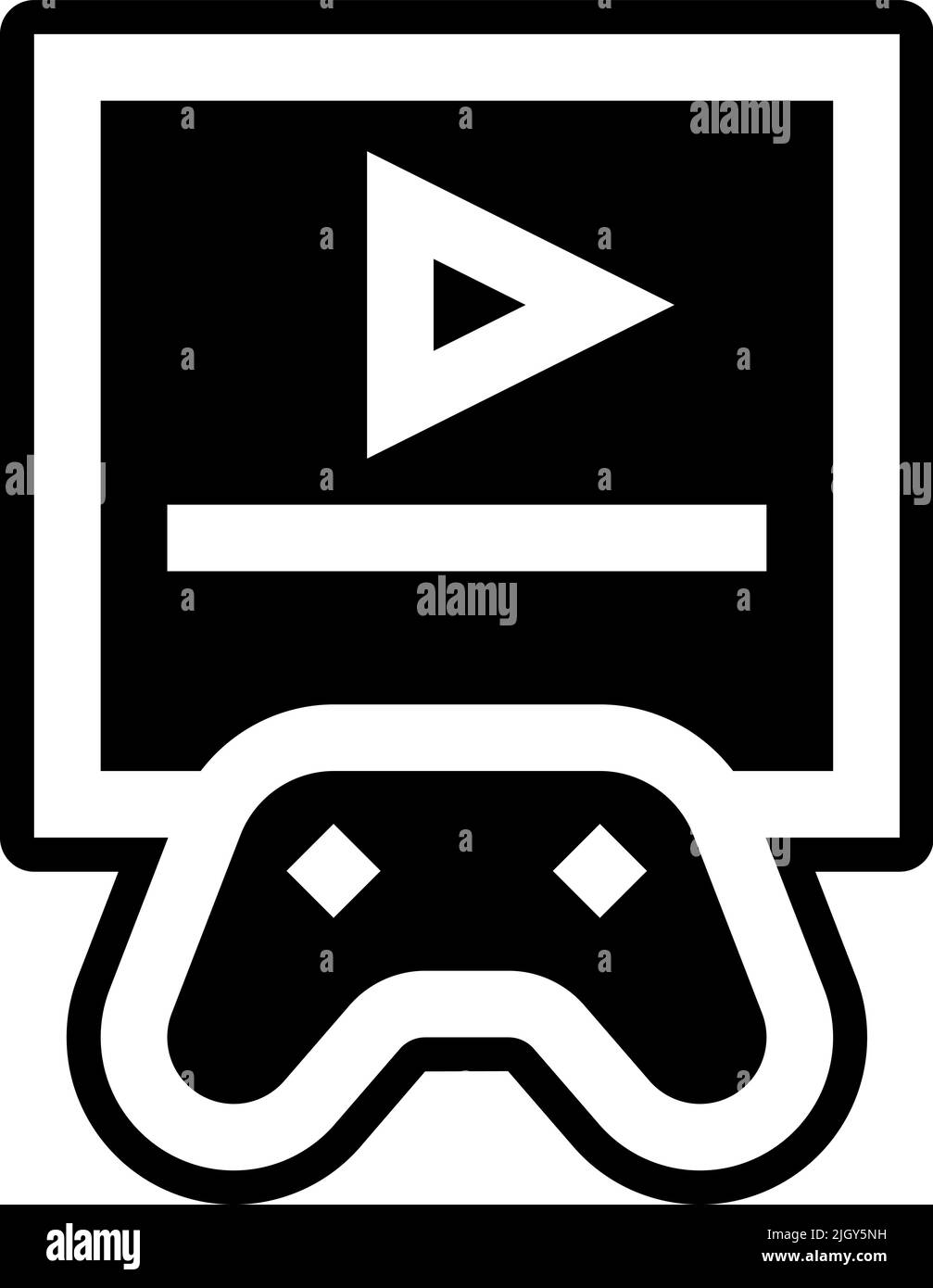 Online game video game icon Stock Vector Image & Art - Alamy