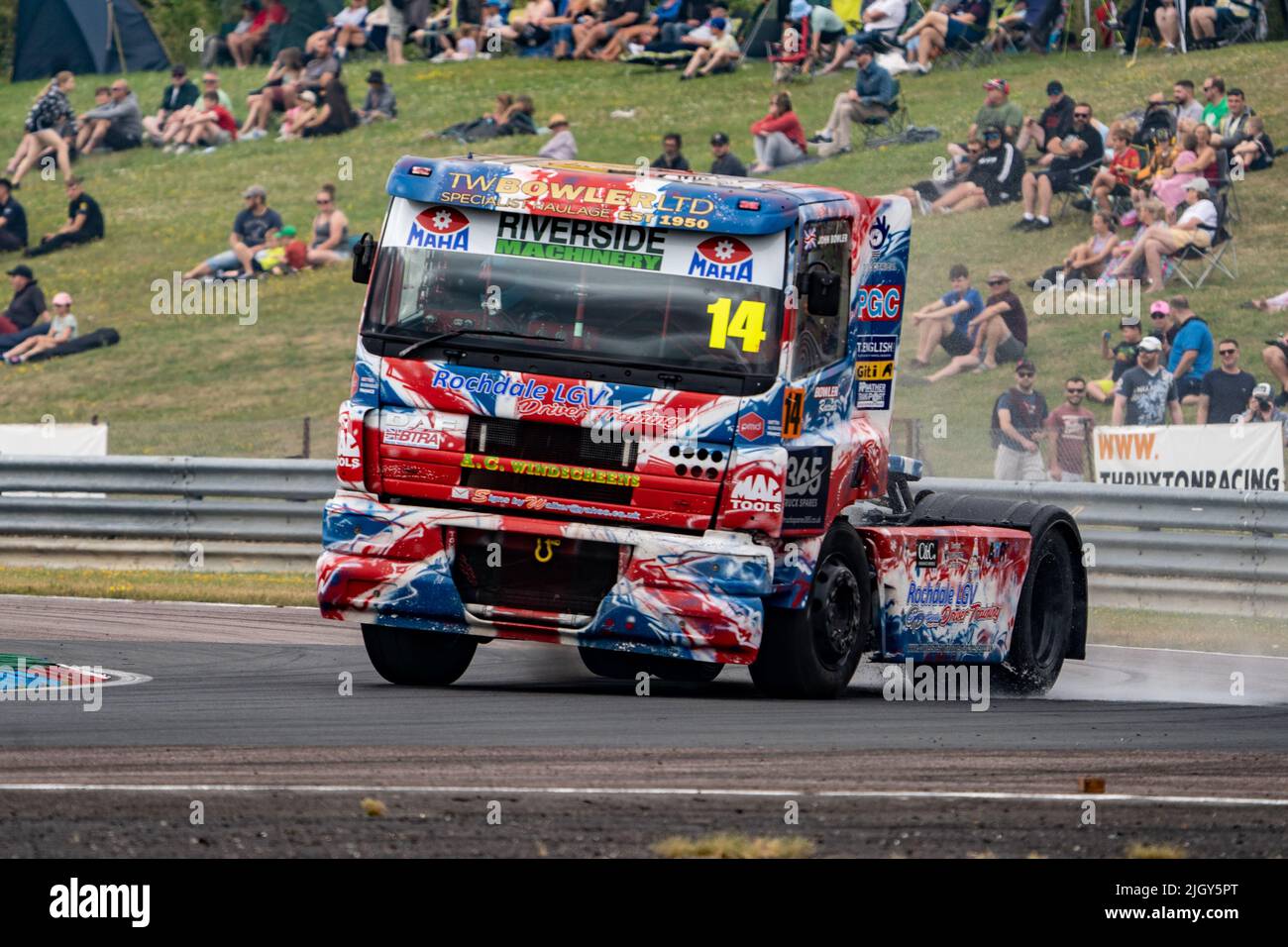 British Truck Racing Championship Thruxton July 2022 Stock Photo - Alamy