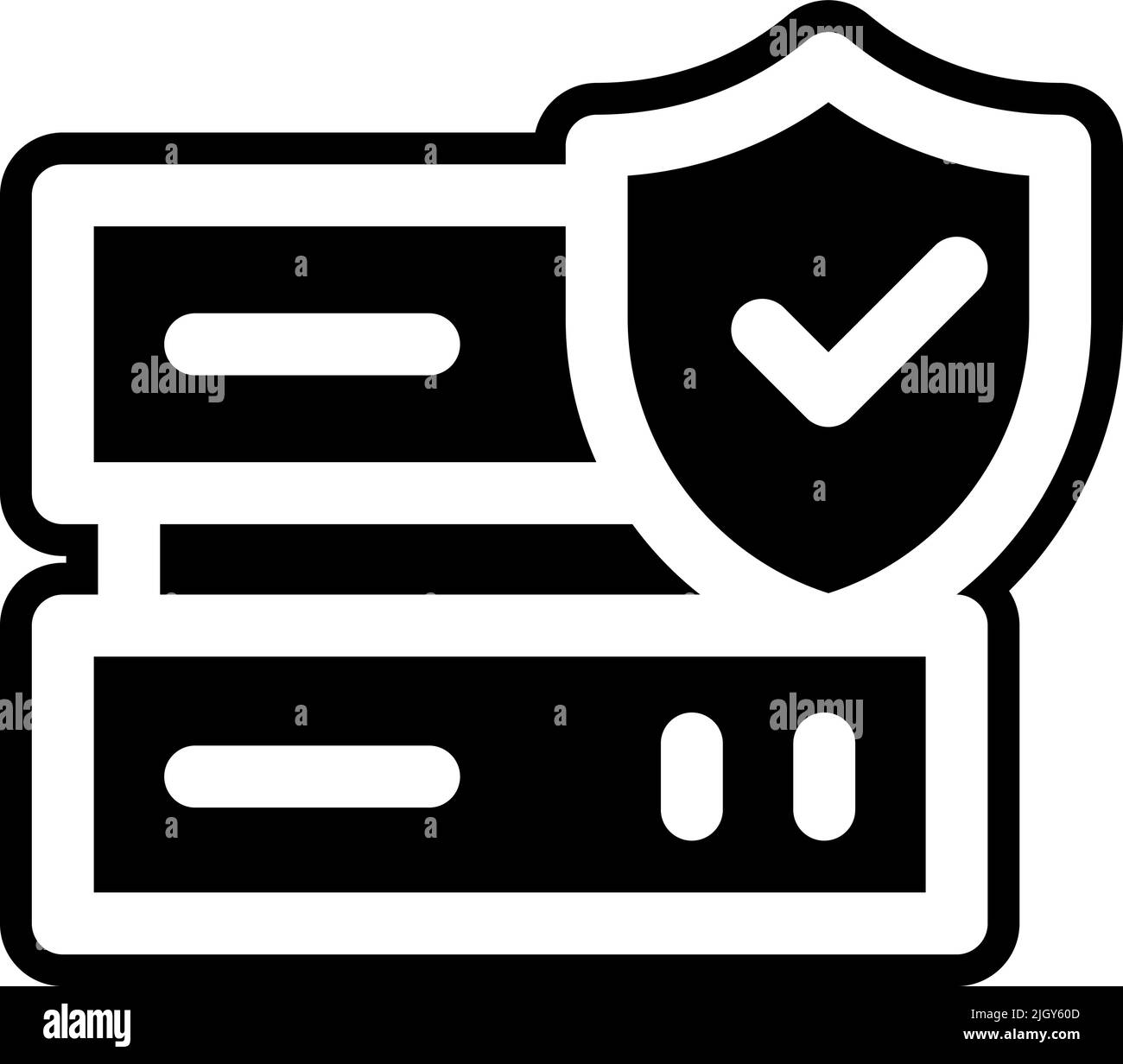 Protection and security server icon Stock Vector Image & Art - Alamy