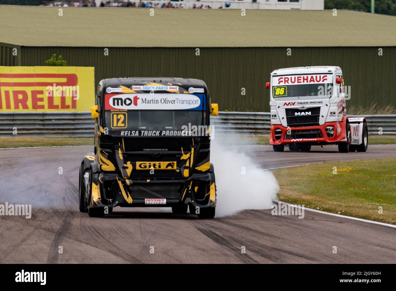 British Truck Racing Championship Thruxton July 2022 Stock Photo - Alamy