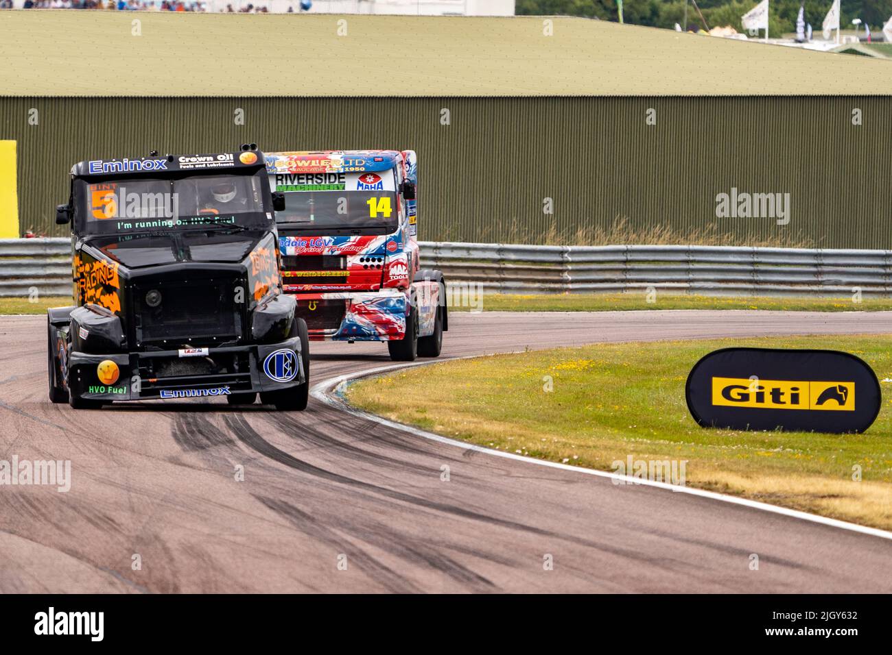 British Truck Racing Championship Thruxton July 2022 Stock Photo - Alamy