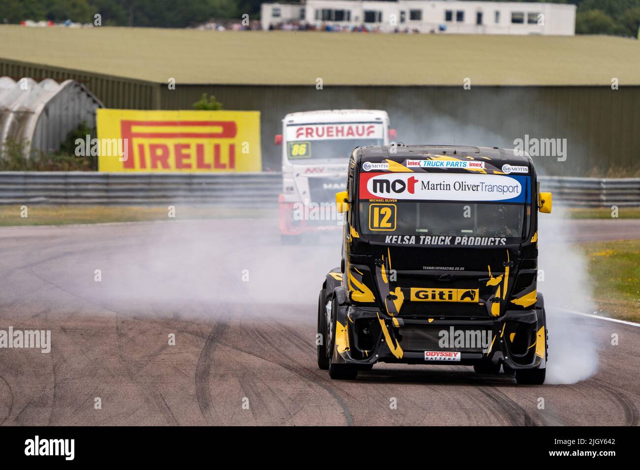 British Truck Racing Championship Thruxton July 2022 Stock Photo - Alamy