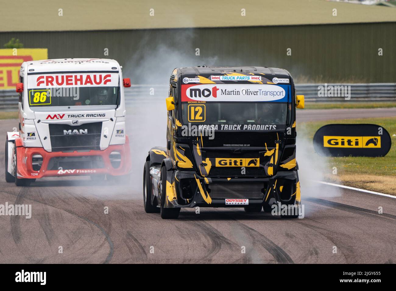 British Truck Racing Championship Thruxton July 2022 Stock Photo - Alamy