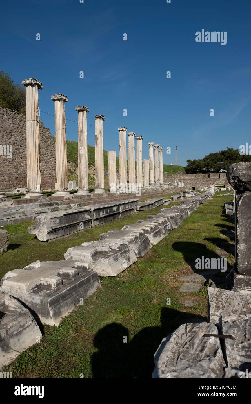 Ruins column asklepion hi-res stock photography and images - Alamy