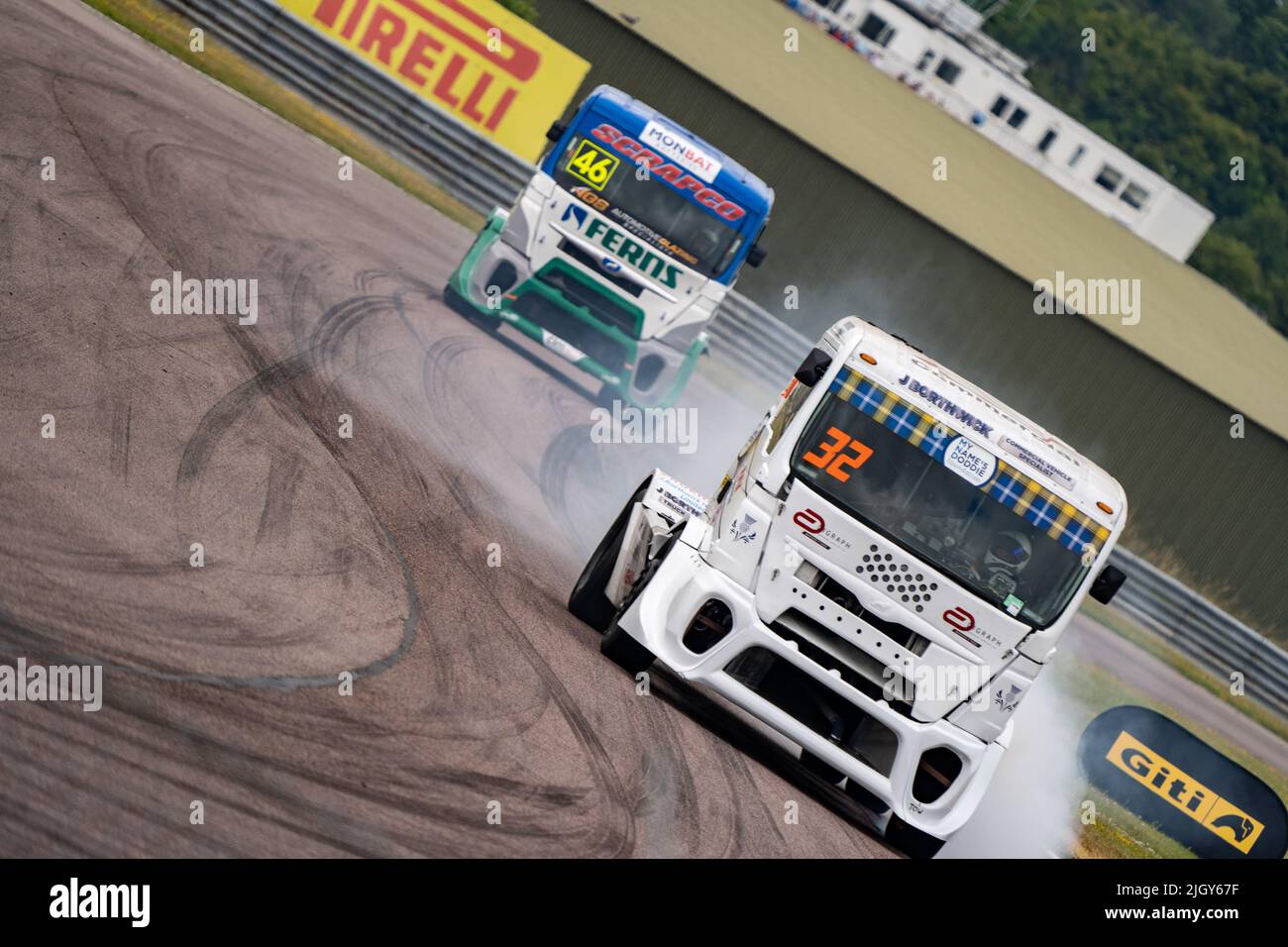 British Truck Racing Championship Thruxton July 2022 Stock Photo - Alamy