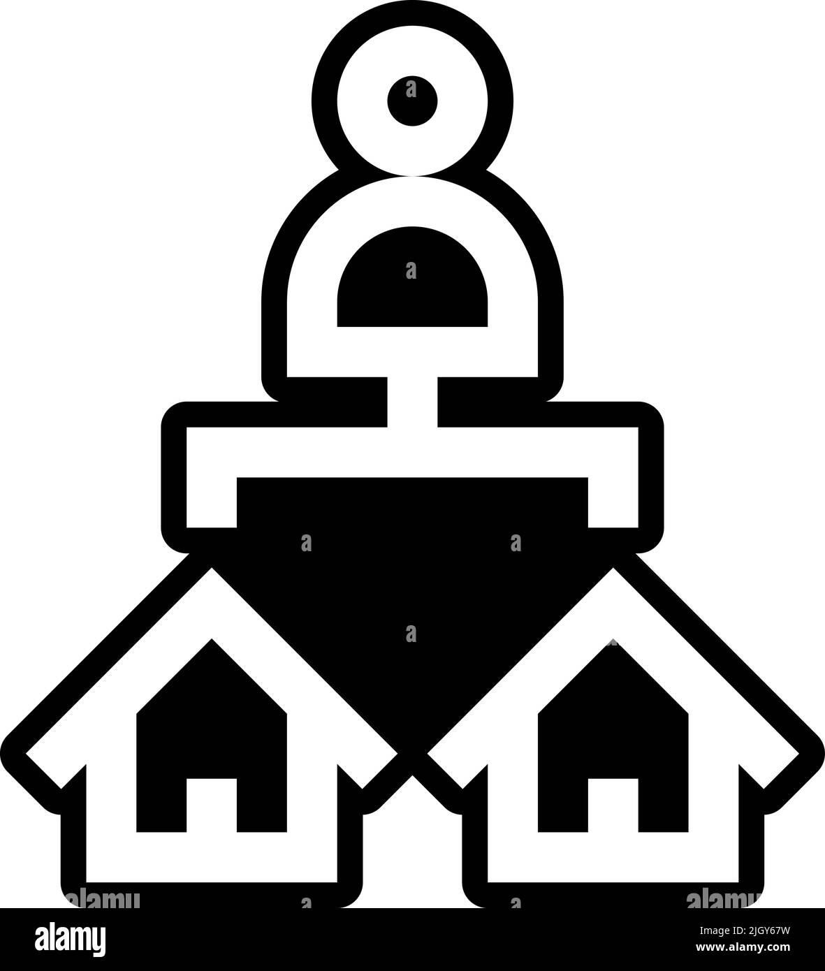 Real estate analytics icon Stock Vector Image & Art - Alamy