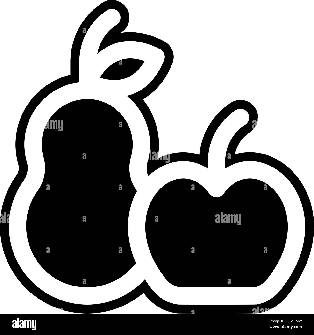 Organic fruit vegetables sign Black and White Stock Photos & Images - Alamy