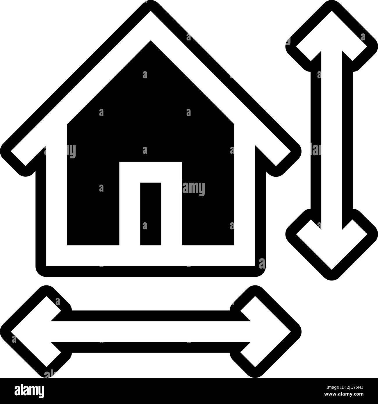 Company size concept icon Stock Vector Images - Alamy