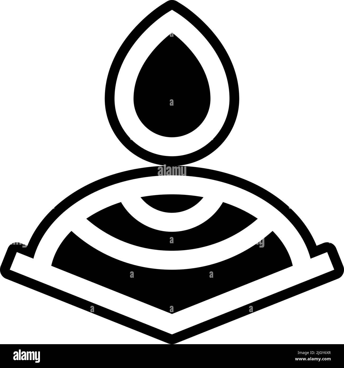 Eye drop icon set Black and White Stock Photos & Images - Alamy