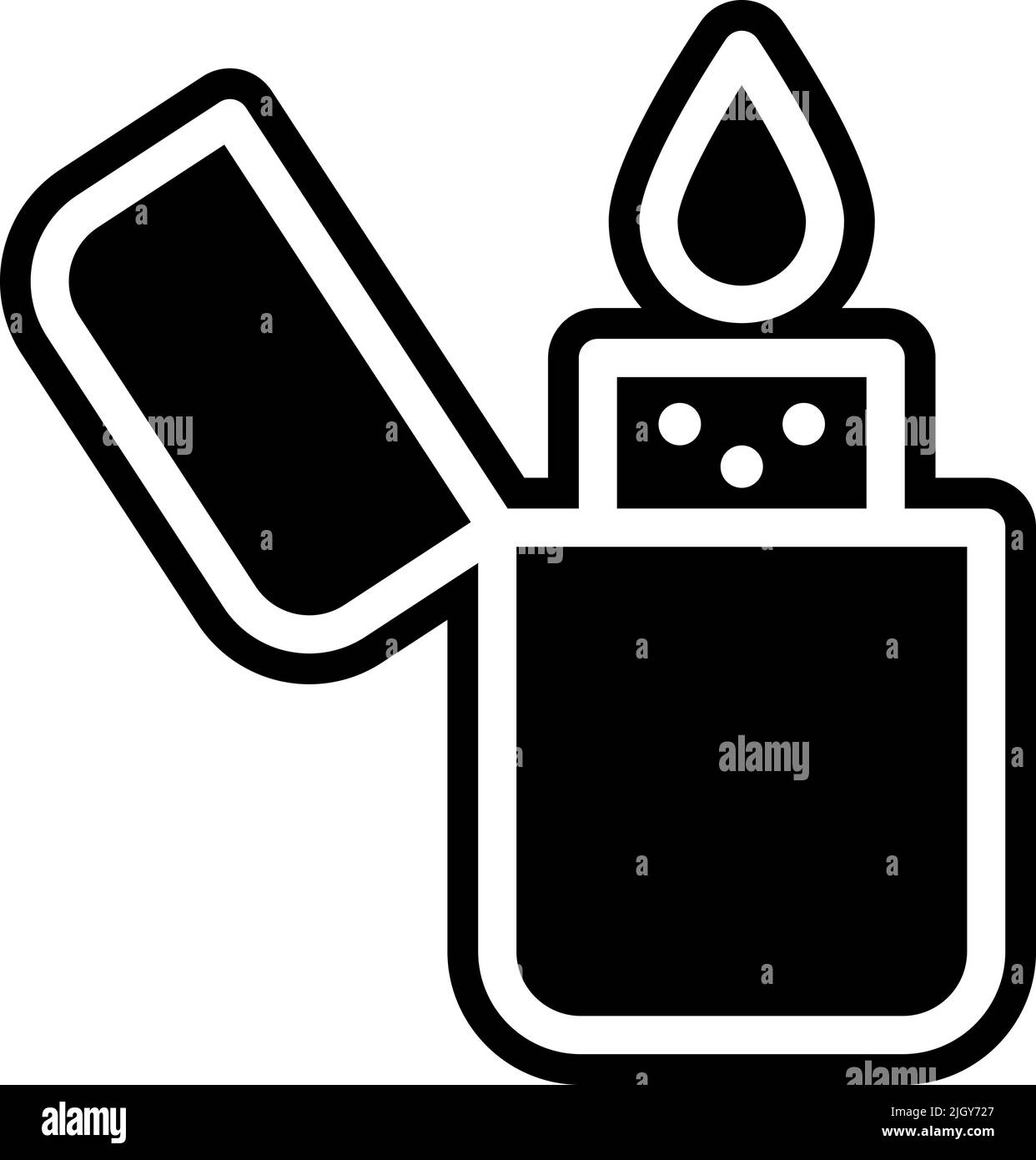 Retro lighter icon Stock Vector Image & Art - Alamy