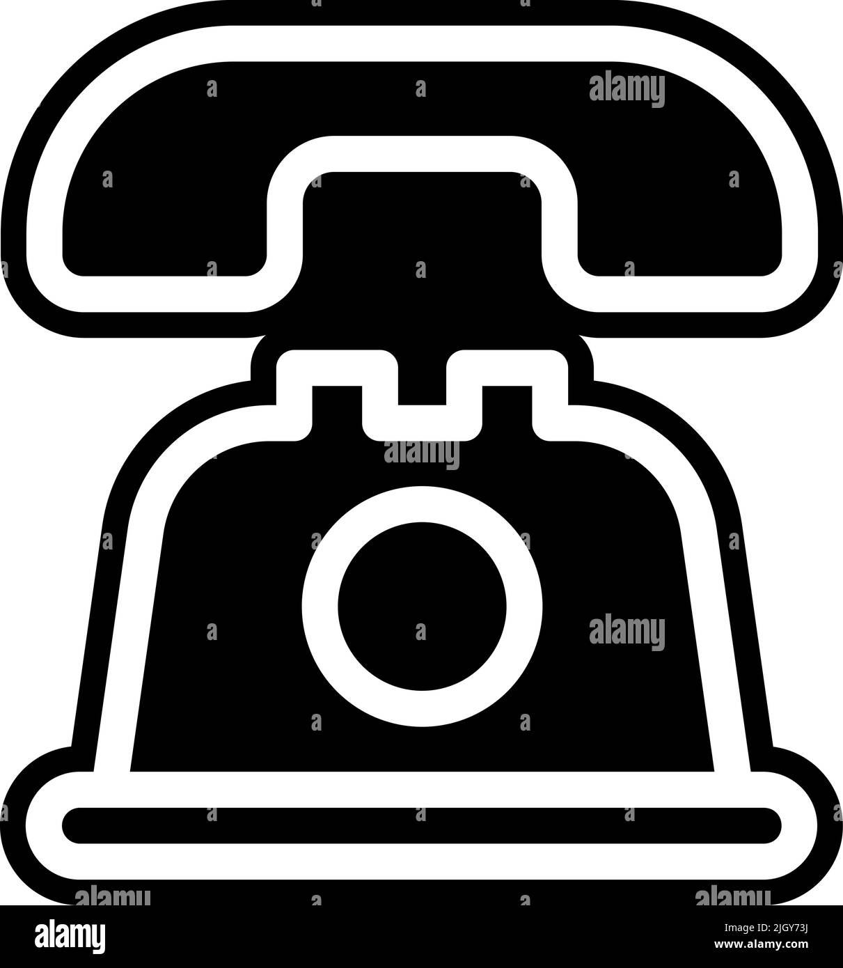 Retro telephone icon Stock Vector Image & Art - Alamy