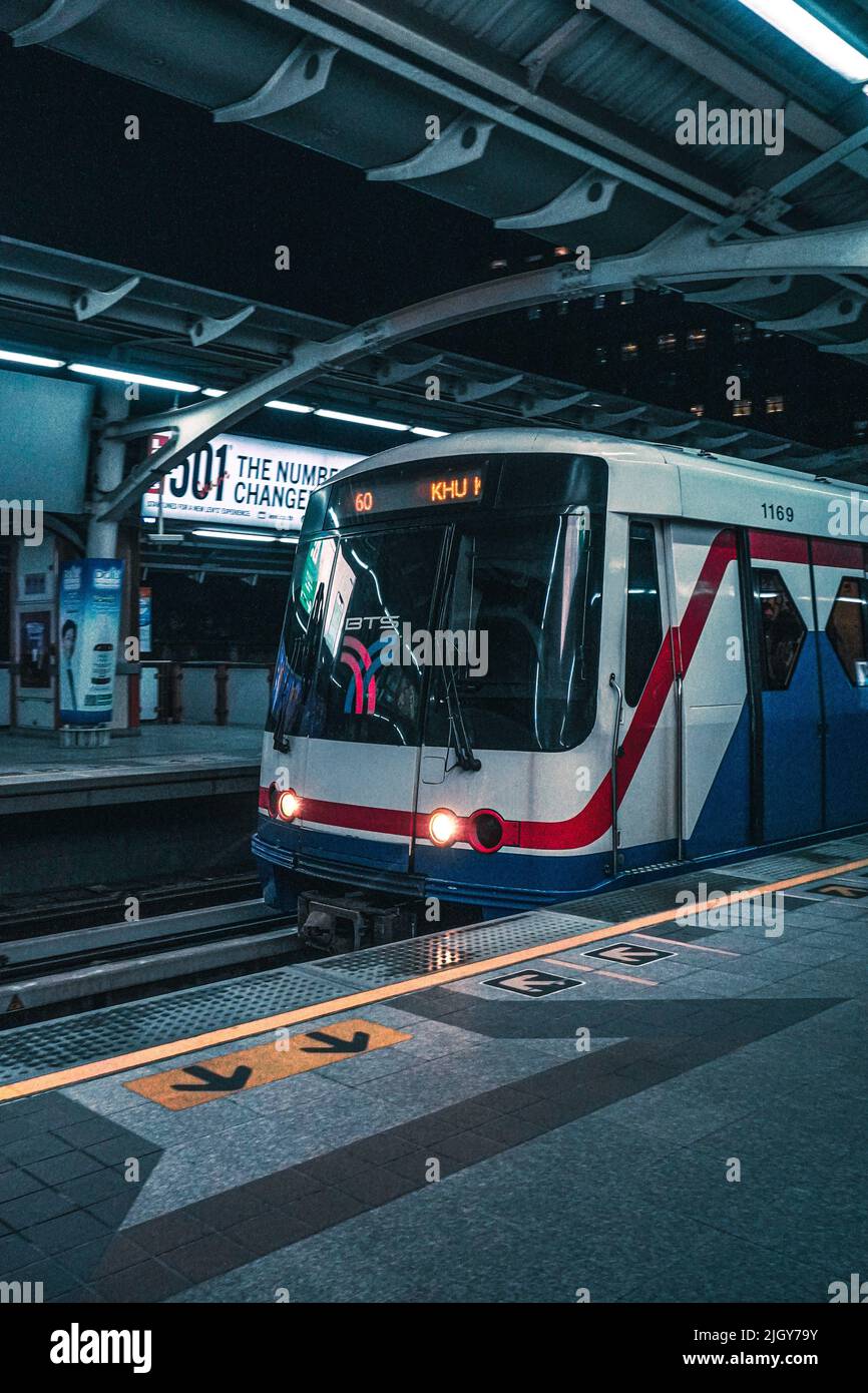 Vertical shot metro train hi-res stock photography and images - Alamy