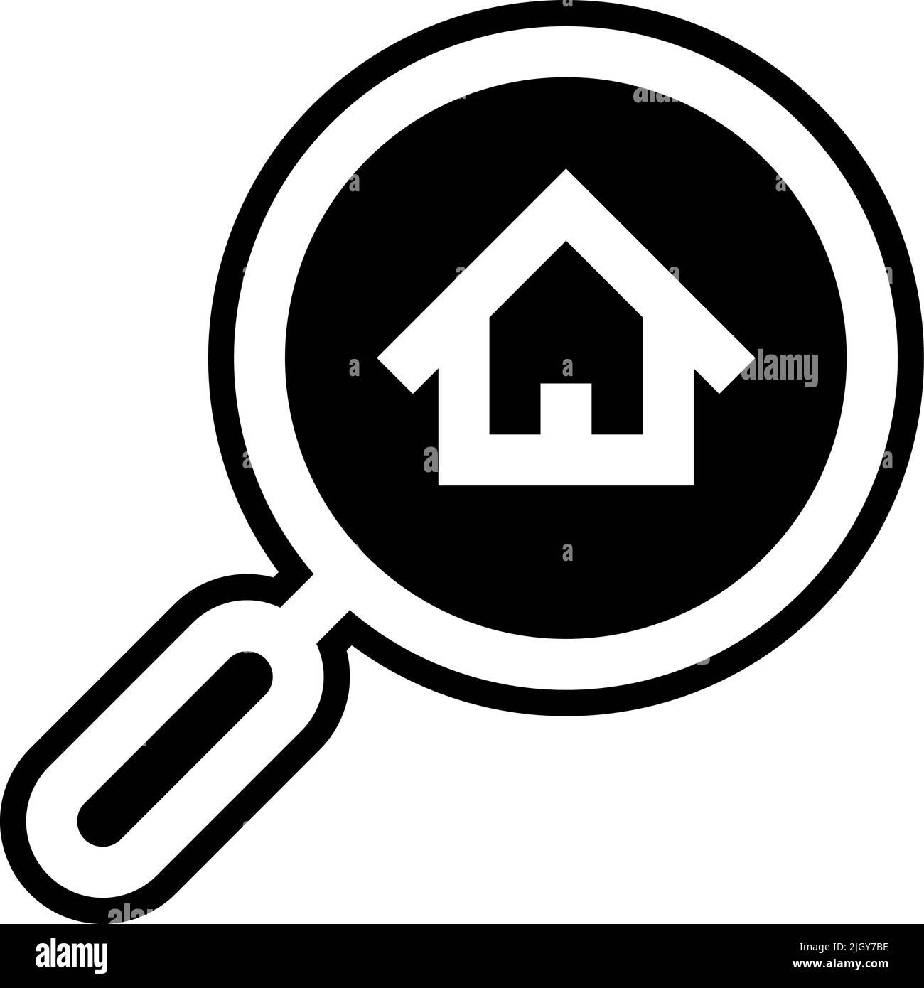 Real estate search icon Stock Vector Image & Art - Alamy
