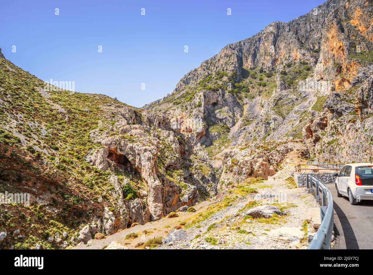 Kourtaliotiko Gorge, Island Crete, Greece Stock Photo - Alamy